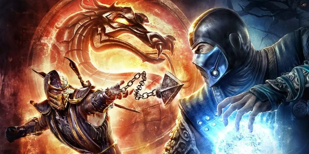 Mortal Kombat Game Art Scorpion Versus Sub Zero-n