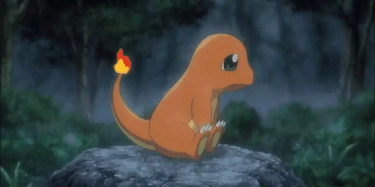 Charmander tem uma chama na cauda que, se extinta, o mata