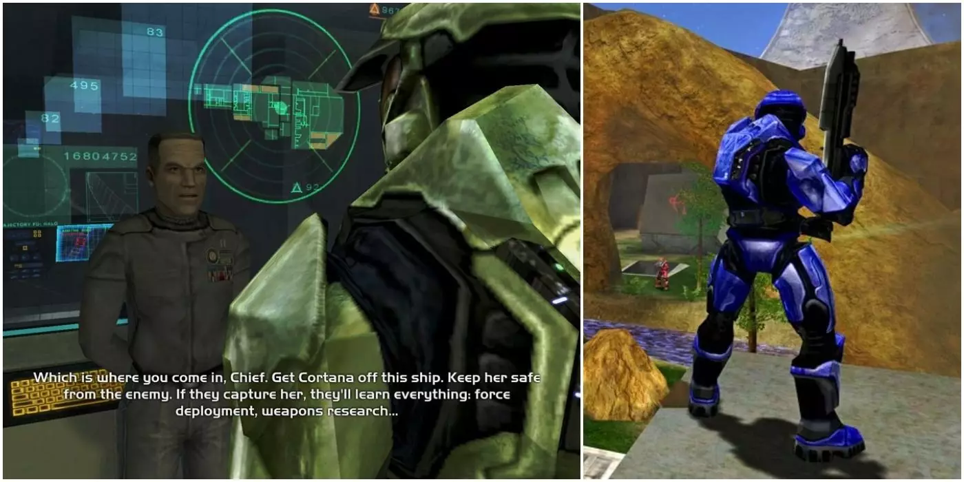 изображения от оригиналната игра на Xbox Halo: Combat Evolved