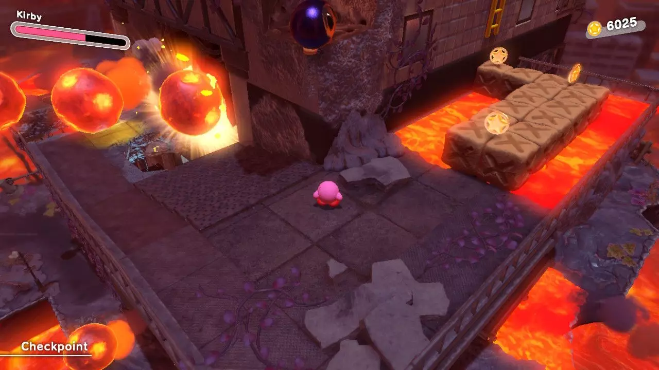 Kirby en het vergeten land - Verover de Inferno Road 5