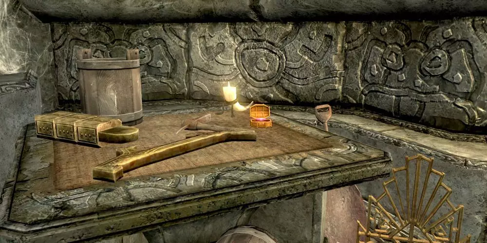 Hindi pangkaraniwang Gem sa labas ng Dwemer Museum sa Skyrim