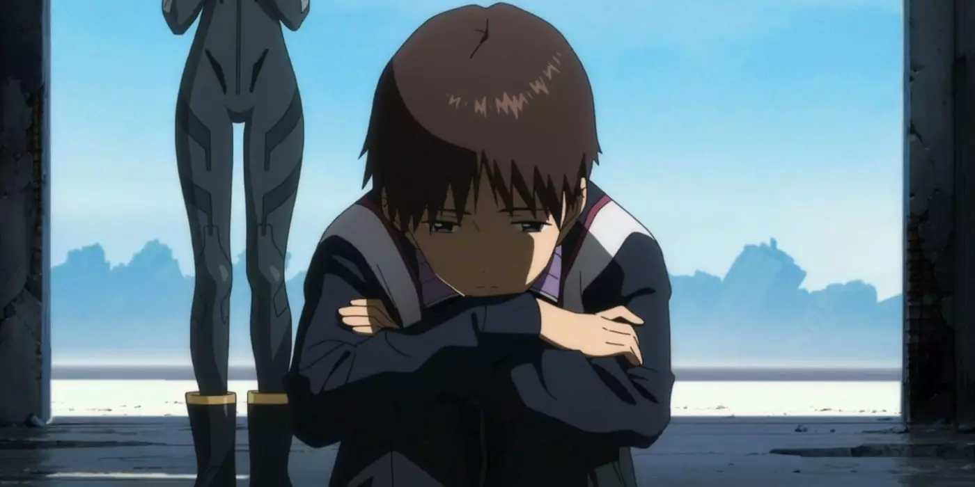 Shinji depressed in Evangelion 3.0+1.0 Trí huaire