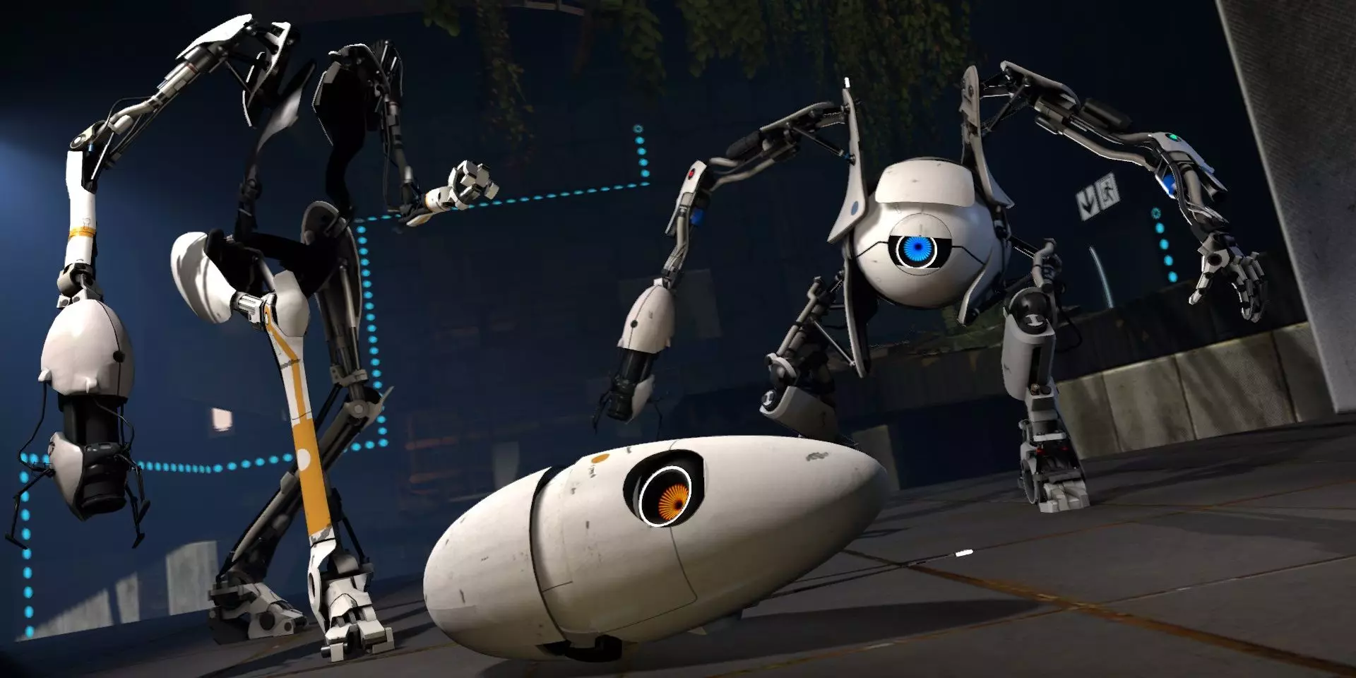 P-Body und Atlas in Portal 2