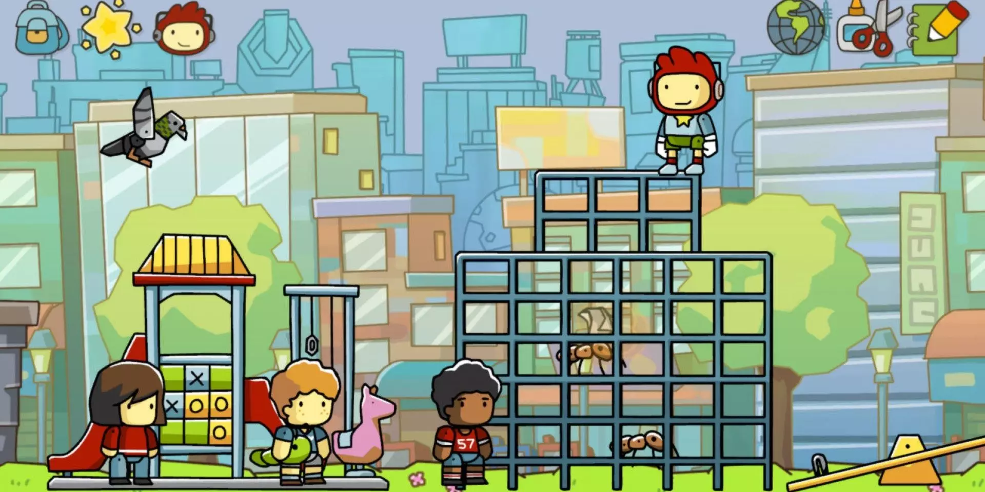 “Scribblenauts Unlimited” oýun meýdançasynyň derejesi