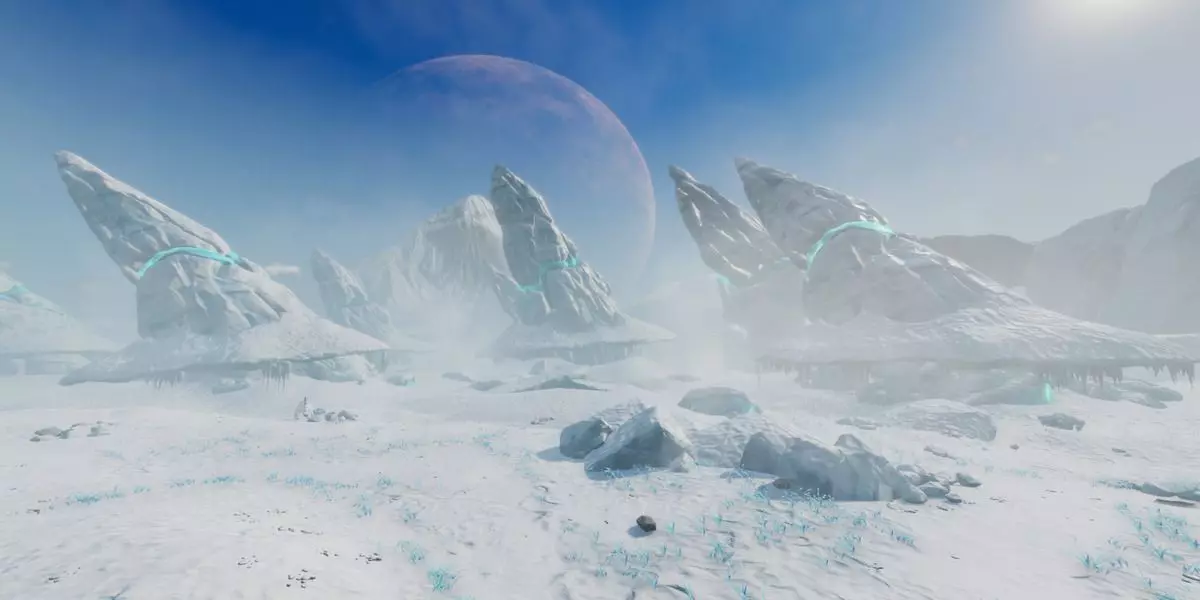 Arctic Spires lífvera frá Subnautica: Below Zero