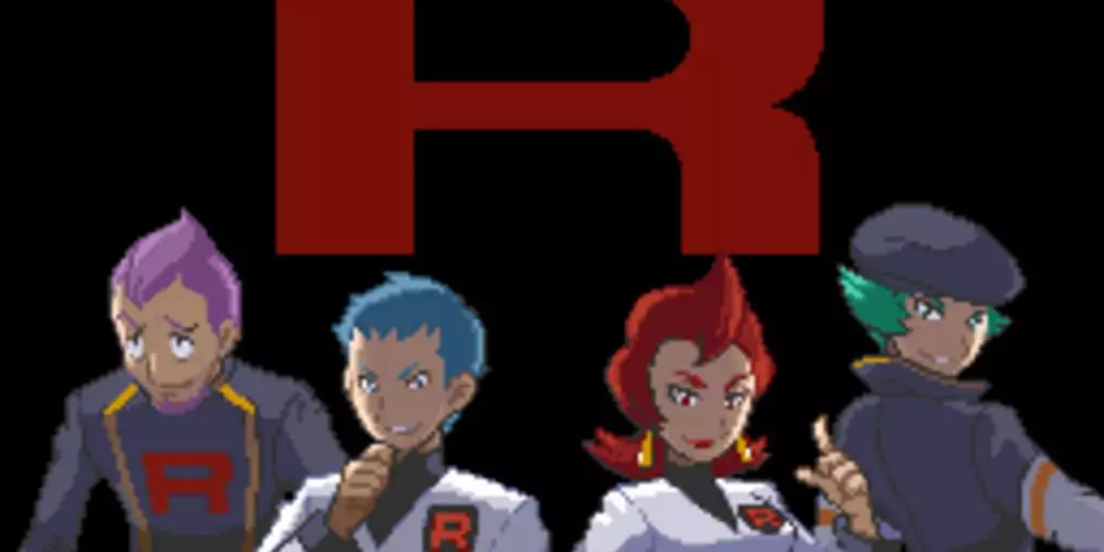 HGSS හි Pokemon Team Rocket Executive Proton, Petrel, Archer and Ariana