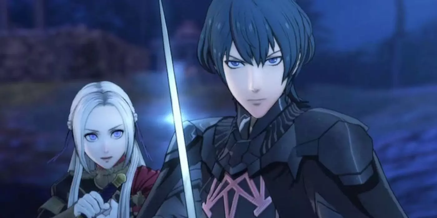 Lambang Api Tiga Rumah Byleth dan Edelgard