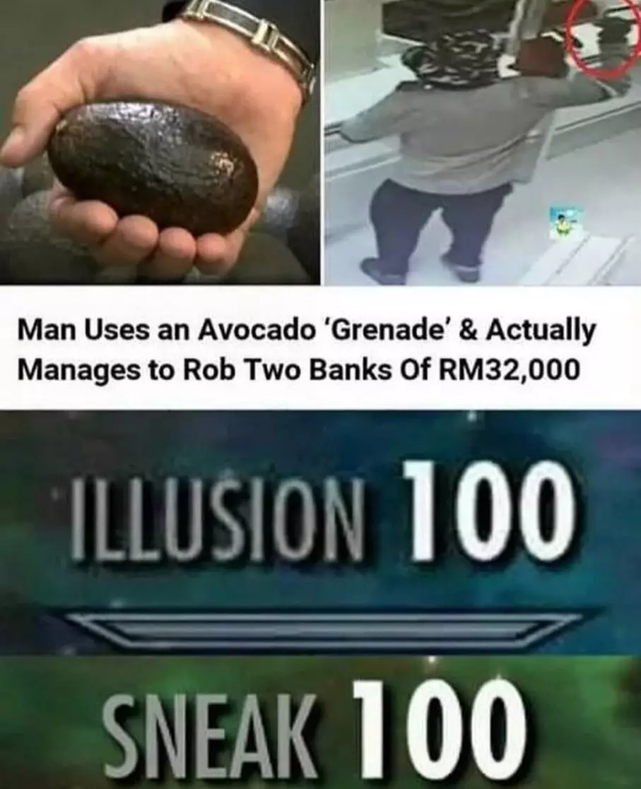 Avoka grenade sneak meme