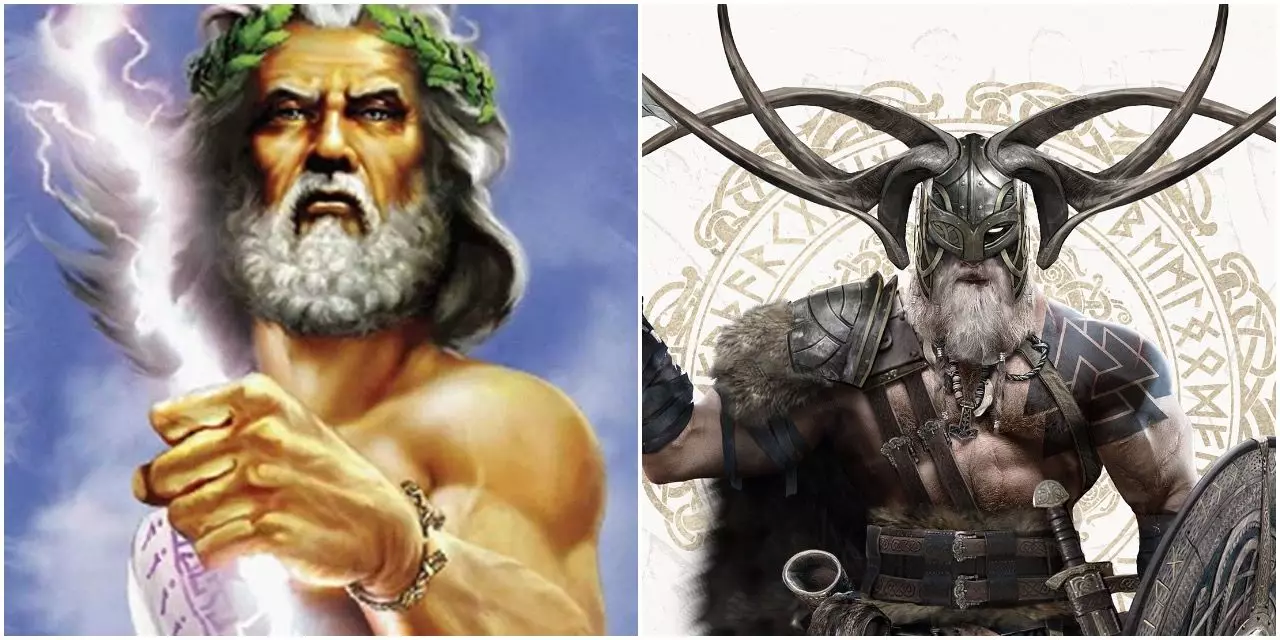 Zeus ទល់នឹង Odin