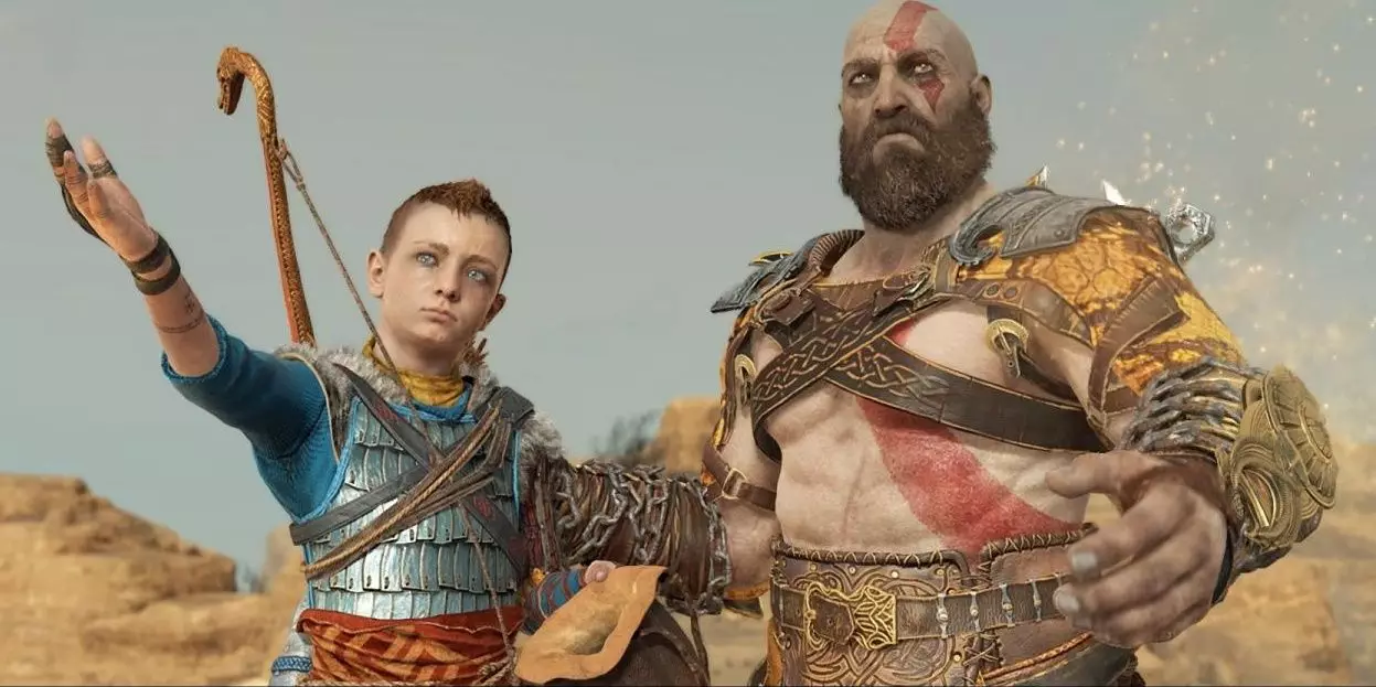 Atreus និង Kratos ពី God of War