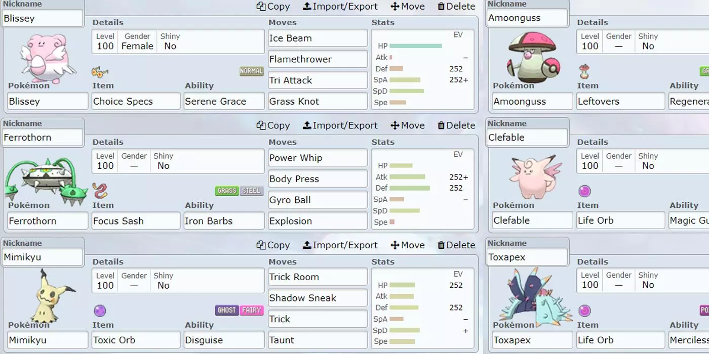 Pokemon-Anpassung in Pokemon Showdown