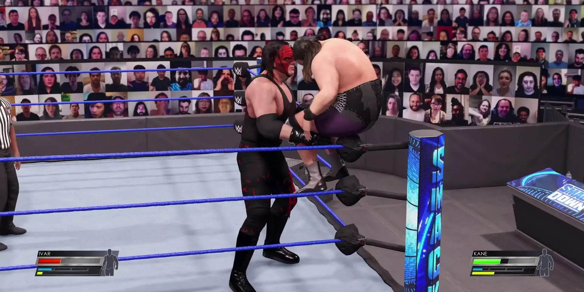 wwe-2k22-kuidas-rõngast-lõhkuda-03-lift-to-top-turnbuckle