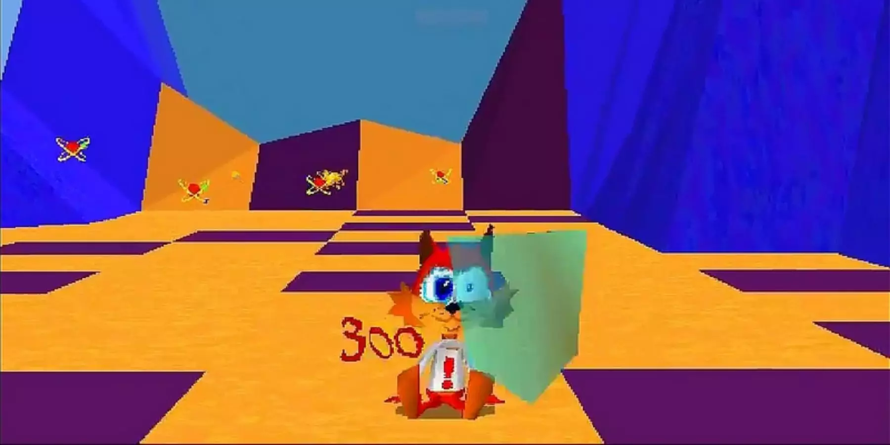 bubsy 3D ແບບສິນລະປະຮູບພາບ