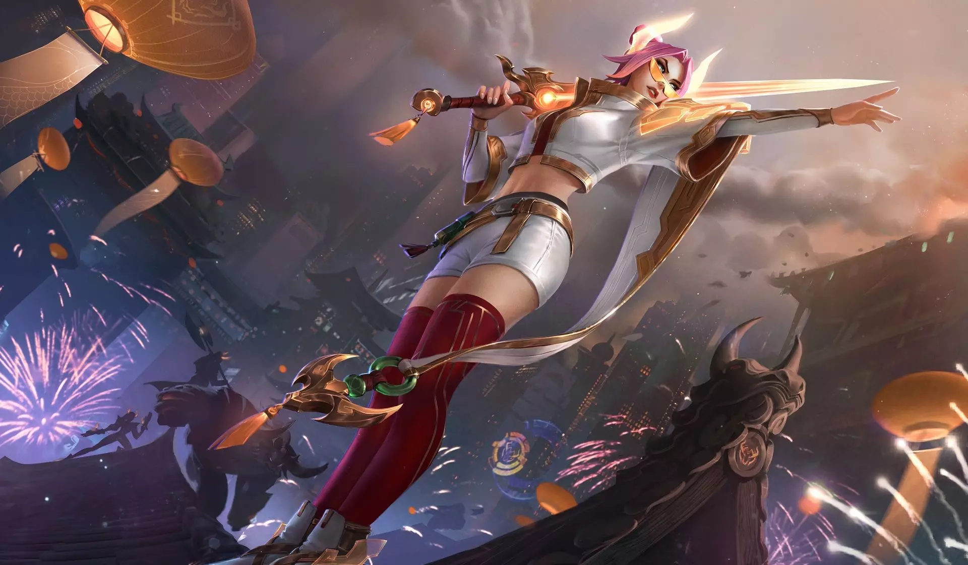 Ліга легенд місячний звір fiora prestige edition splash art