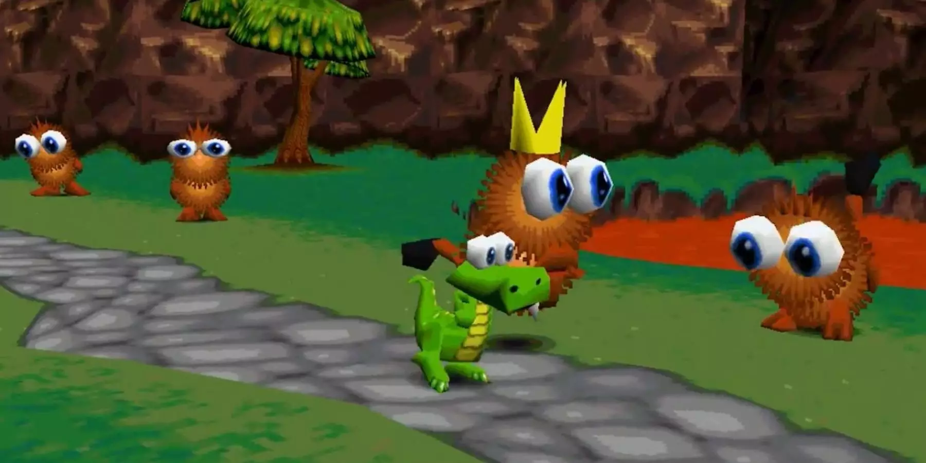 croc 3d platformer ps1 gameplay