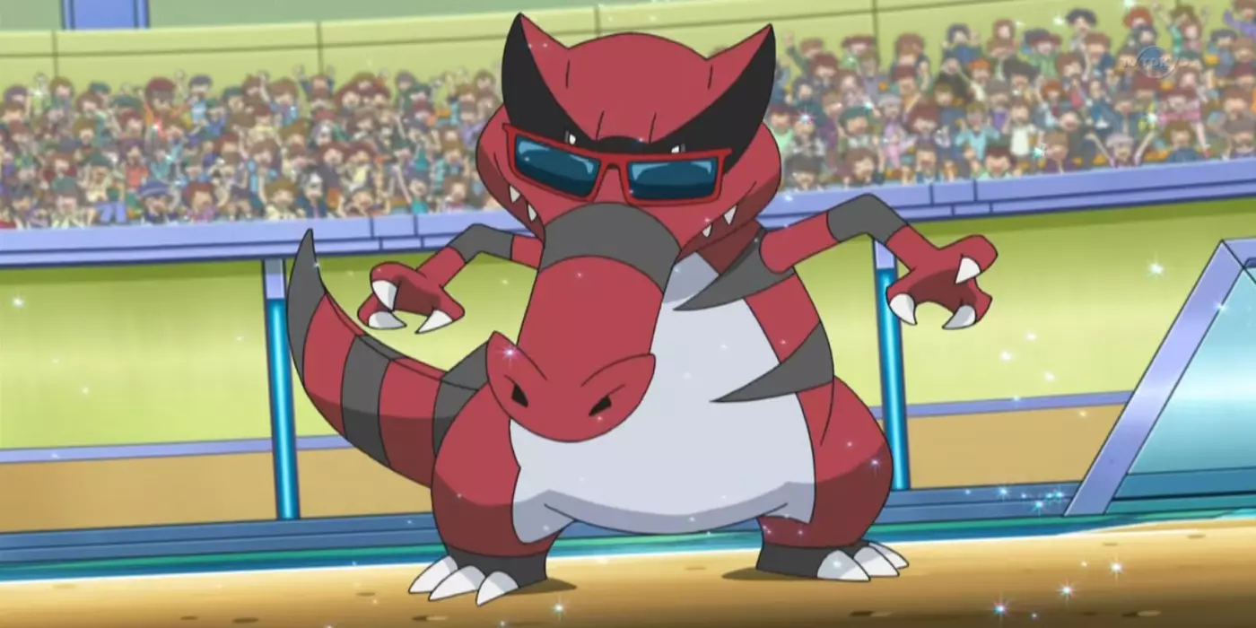 Pokemon Ash kang Krookodile