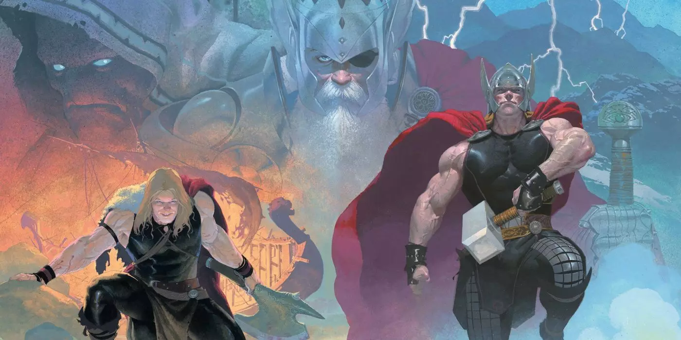 Eri sukupolvet Thor ja Gorr the God Butcher