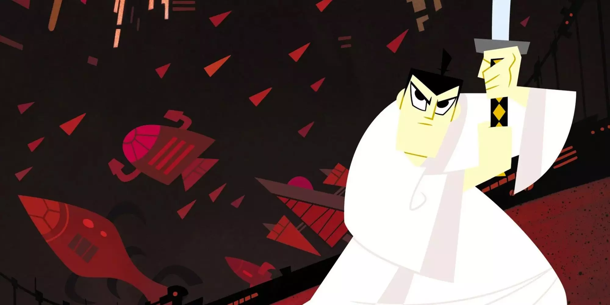 samurai jack animación adulto nadar