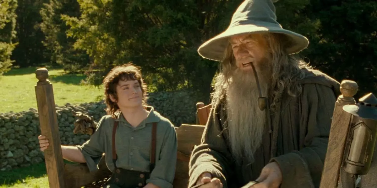 El señor de los anillos Gandalf y Frodo