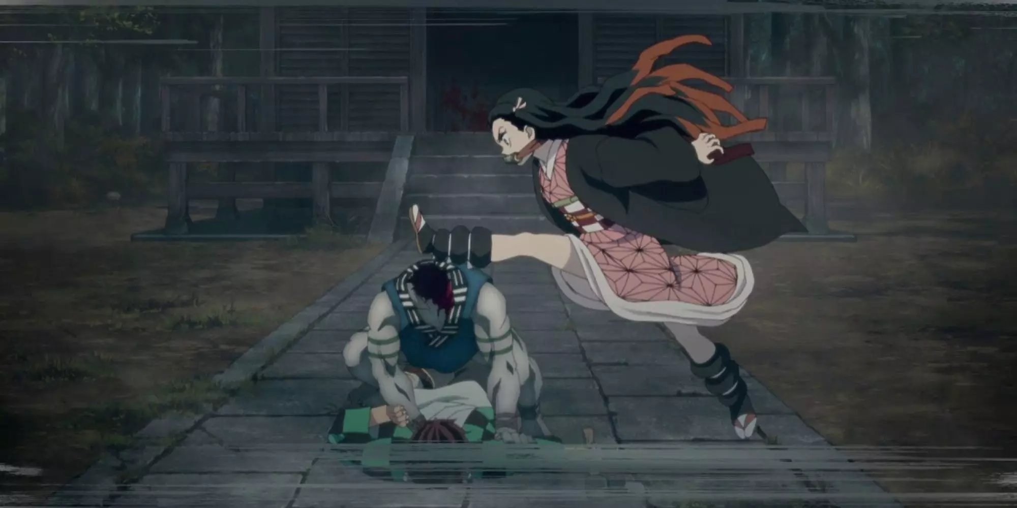 nezuko choute tèt nan demon slayer