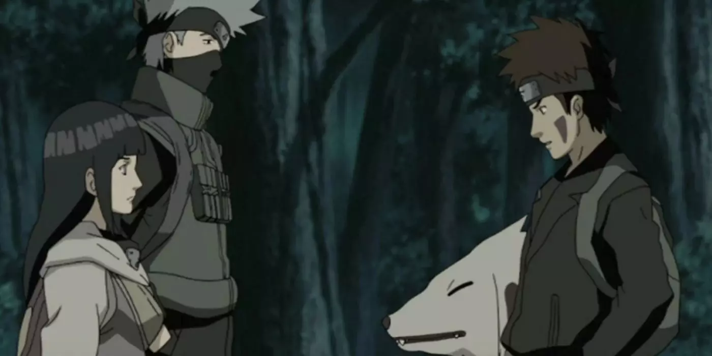 Kiba Hinata - Naruto Péirí Mór Droch