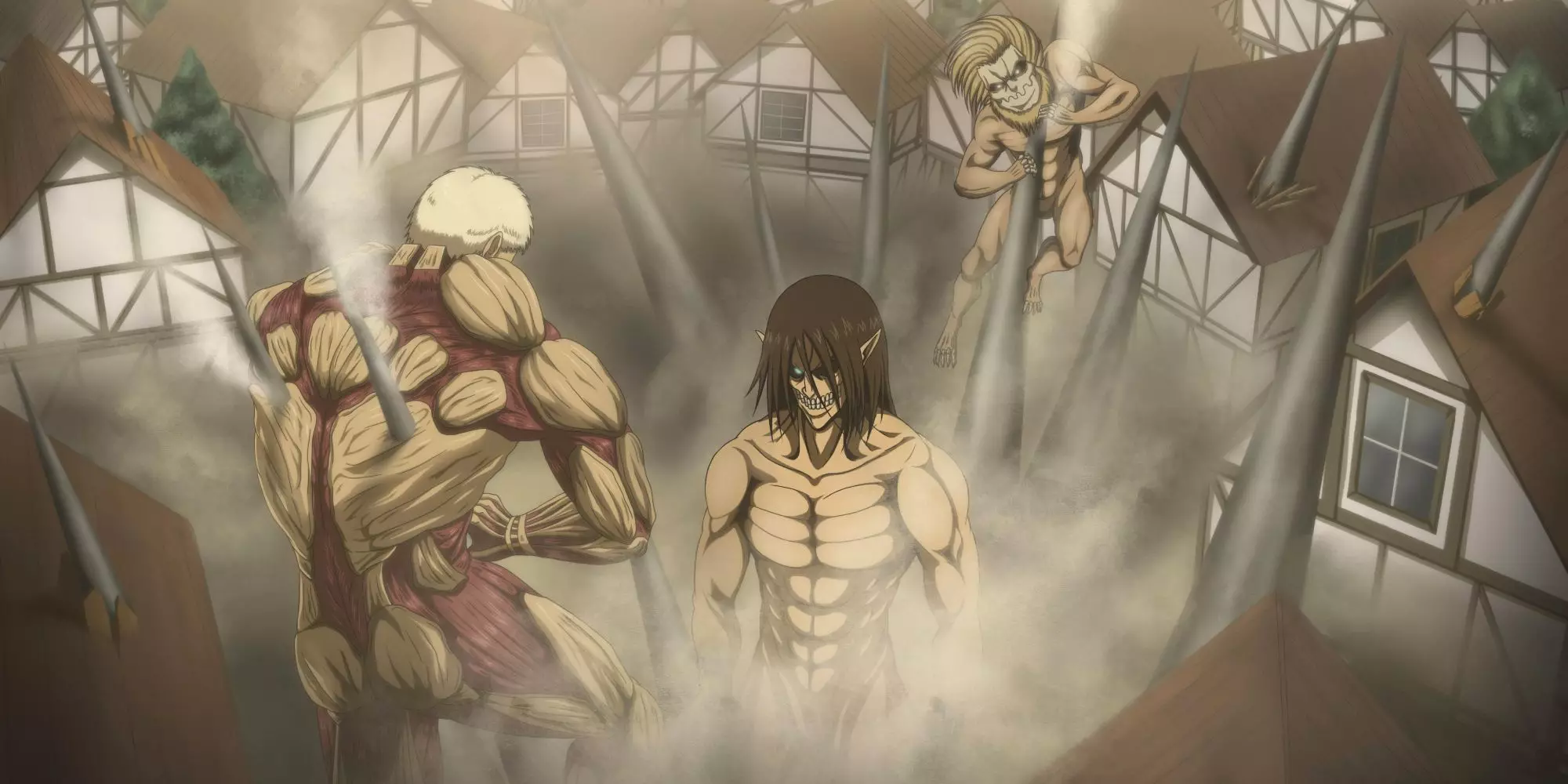 rahang, waja, lan serangan titan ing aot