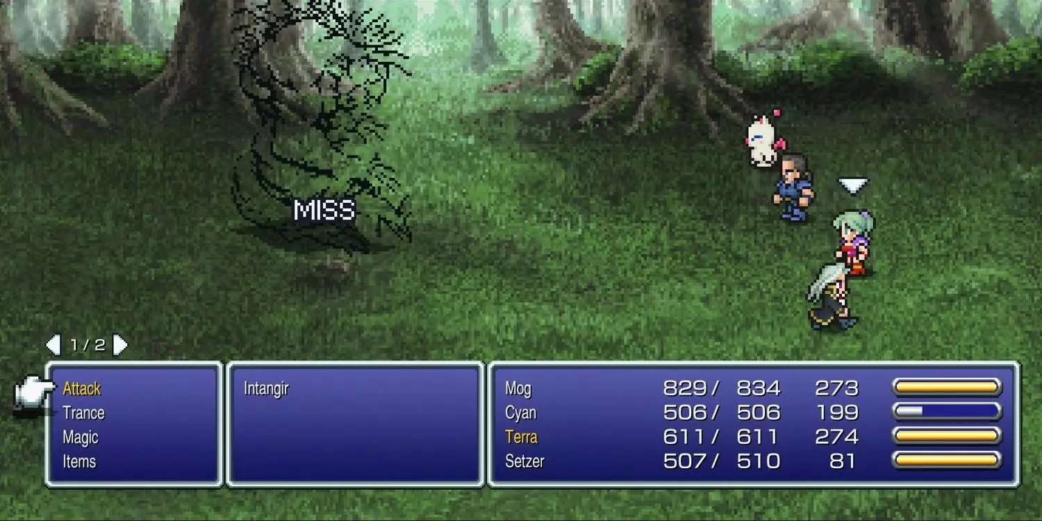 Kamp i Final Fantasy 6 Pixel Remaster