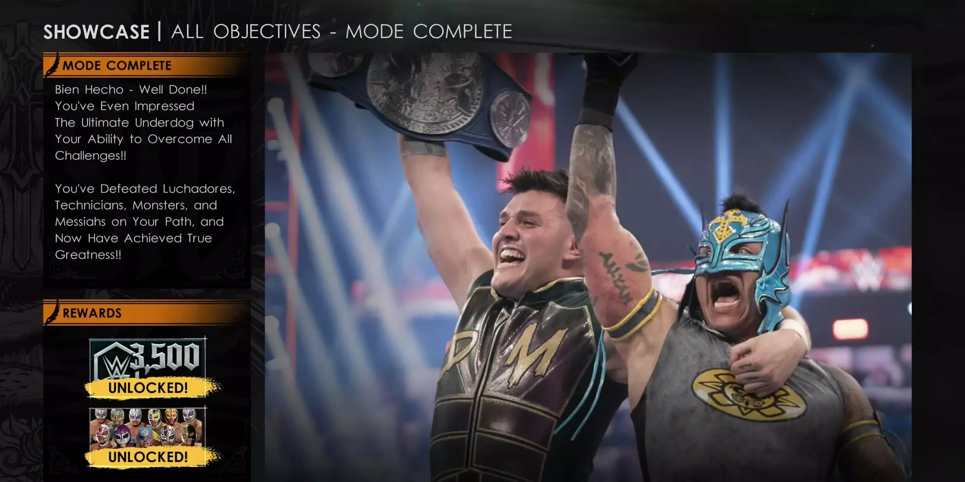 wwe-2k22-showcase-mode-completo