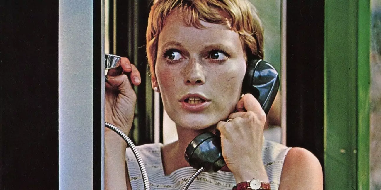 Rosemary al telefono in Rosemary's Baby