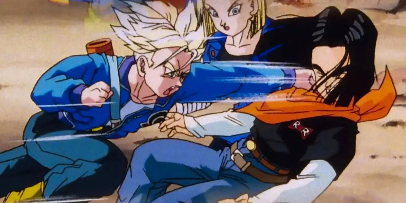 Future Trunks против Android 17 и 18