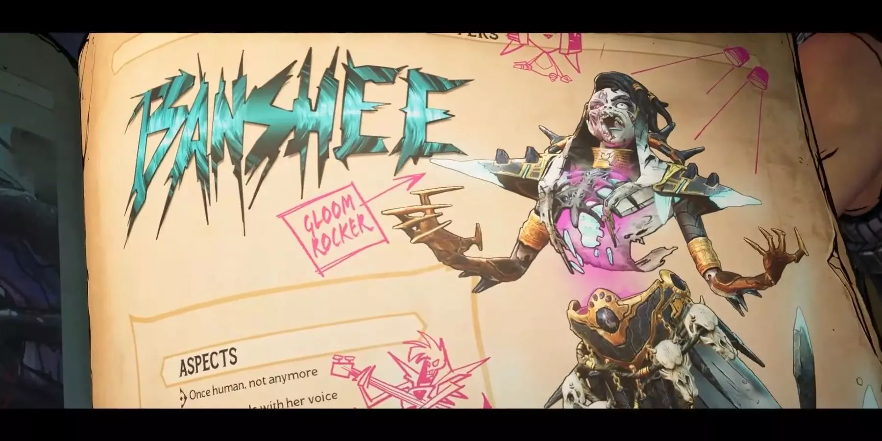 Tiny Tina's Wonderlands_Banshee Boss_Title Card