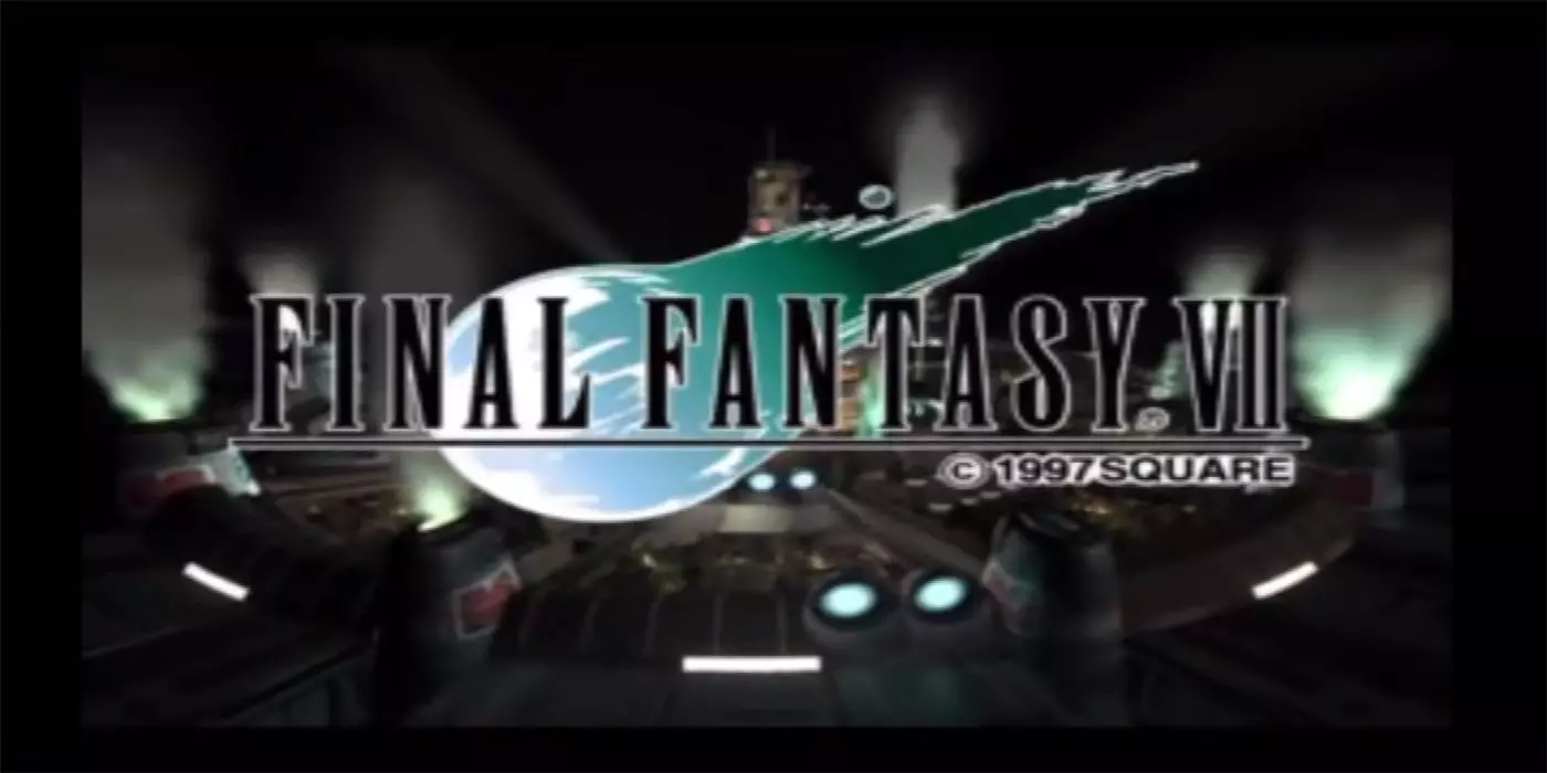 Final Fantasy 7 FF7 orizjinele iepeningsfilm Cinematic titelkaart