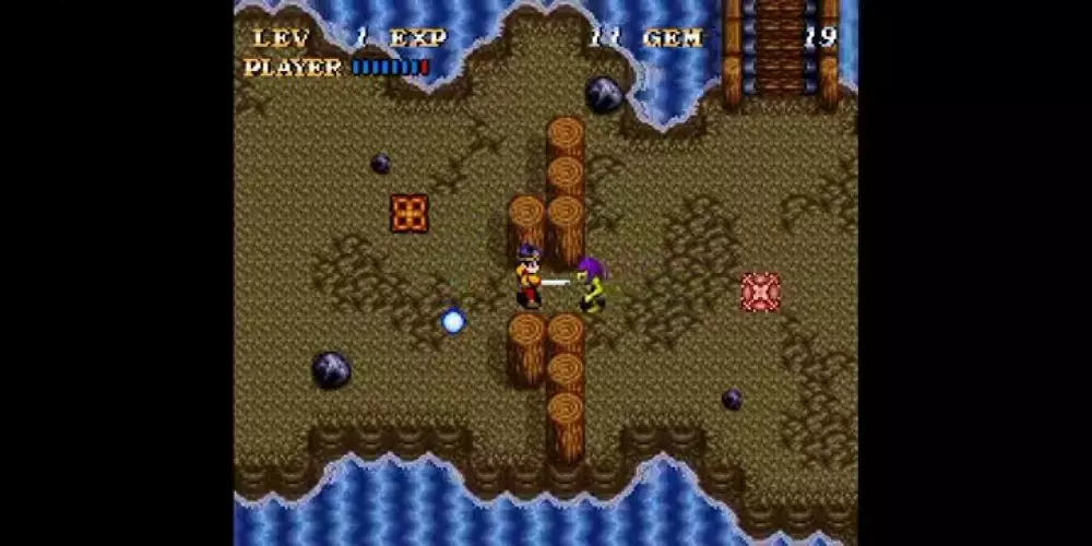 Scáileán ó Soul Blazer (SNES)