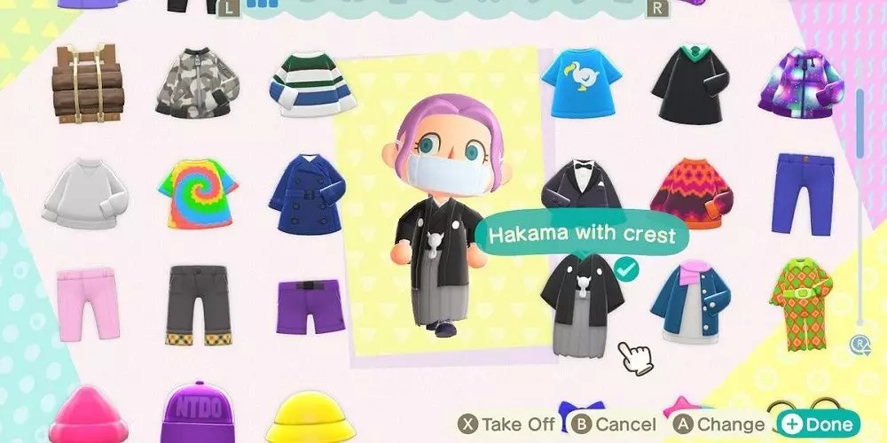 Animal Crossing Hakama amb cresta