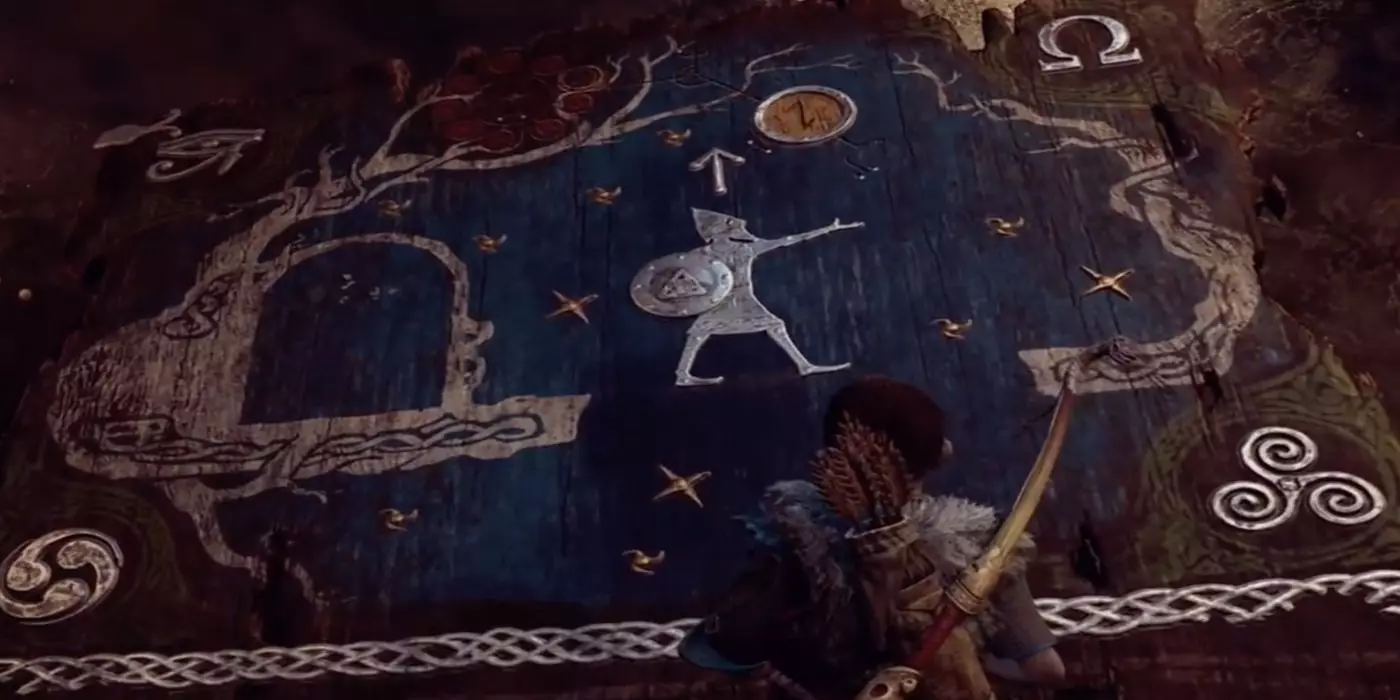 Il murale di Tyr in God of War