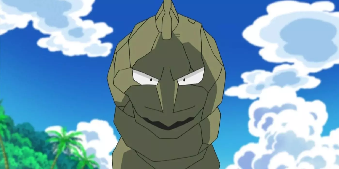 Onix as an anime pokémon