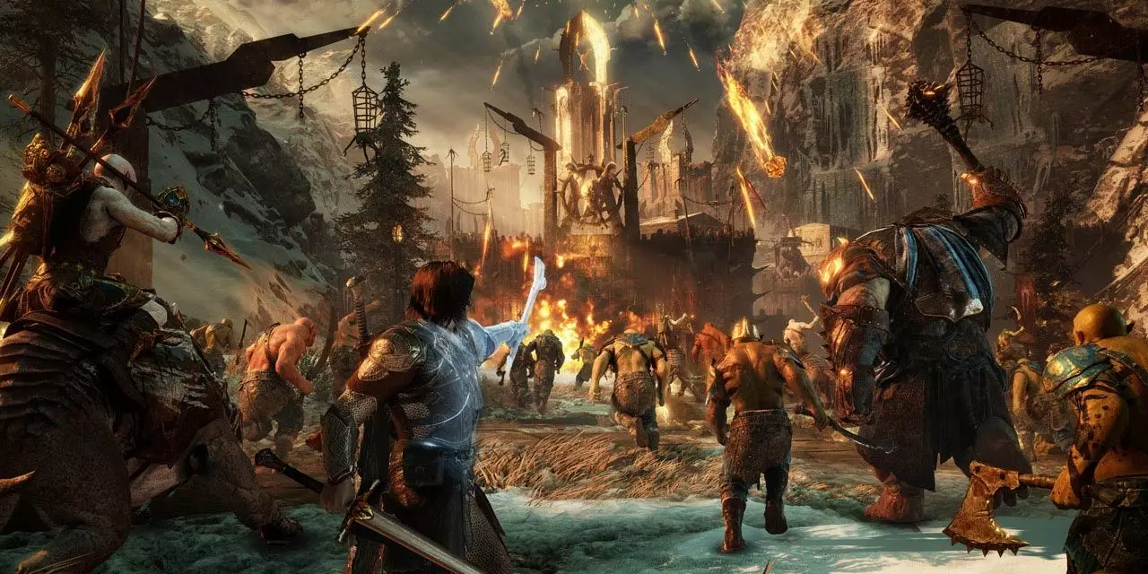 Talion e o seu exército na Terra Media: Shadow of War