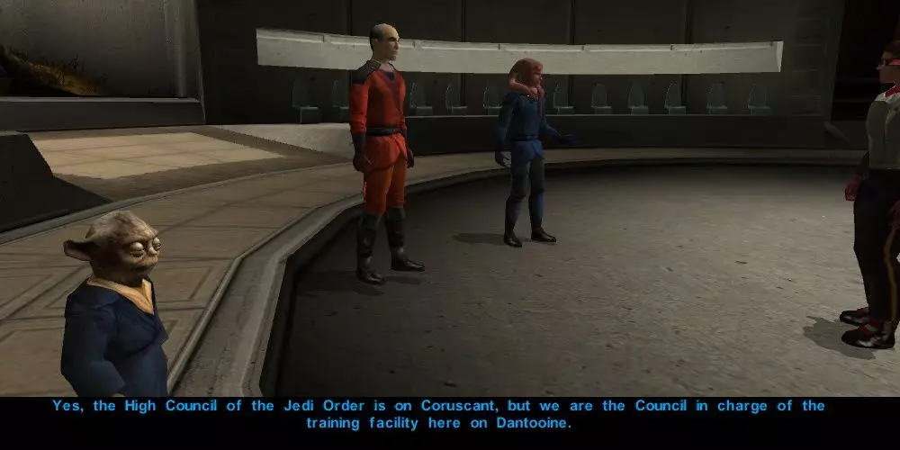 De Jedi Council yn Star Wars: Knights of the Old Republic