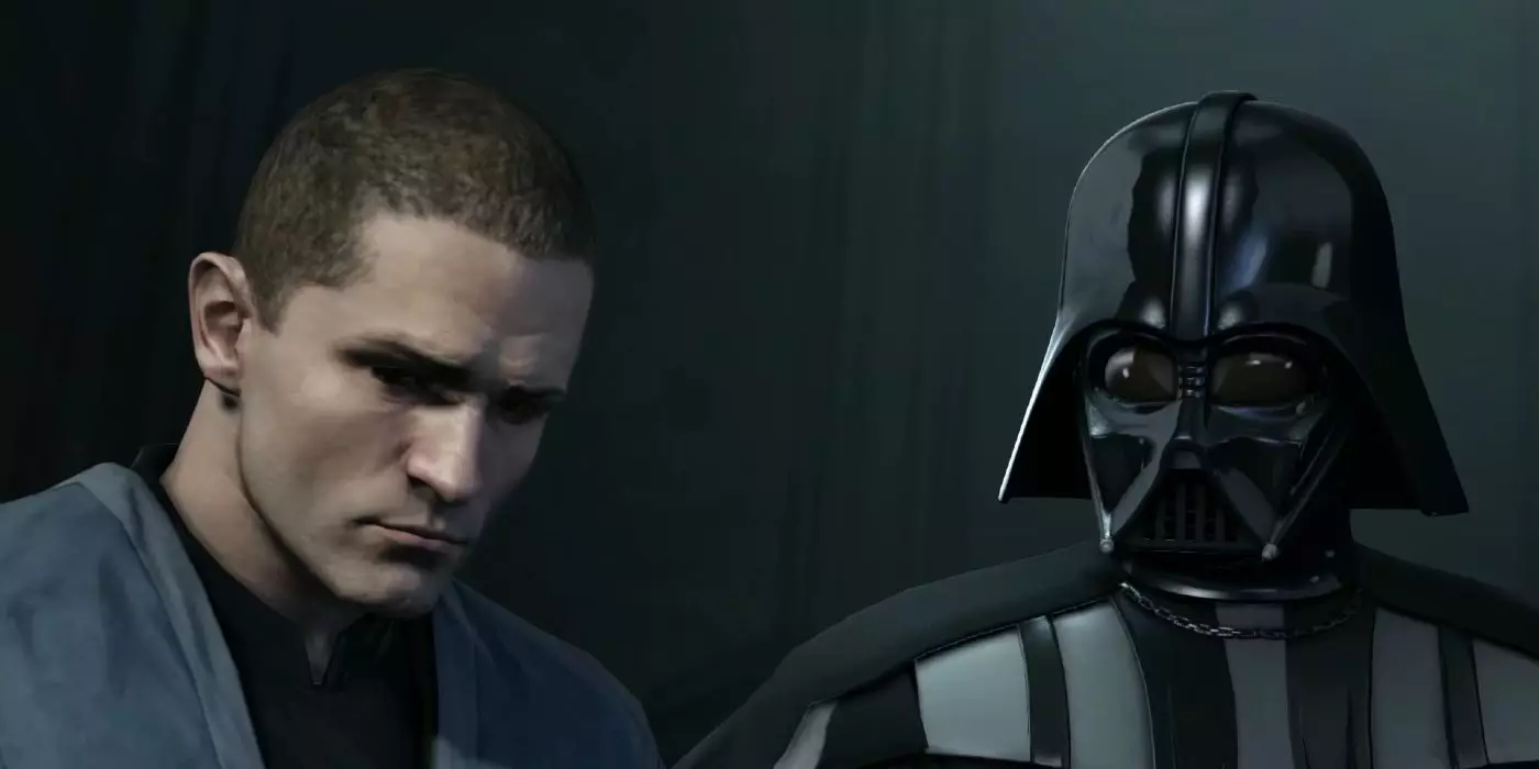 Darth Vader sy Starkiller ao amin'ny Star Wars: The Force Unleashed II