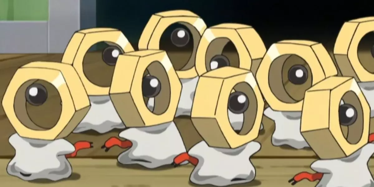 Grupo de Meltan do anime Pokemon