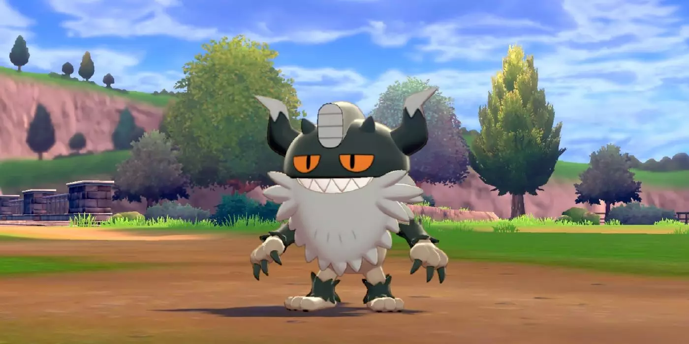 model ingame perrserker dalam pedang dan perisai pokemon