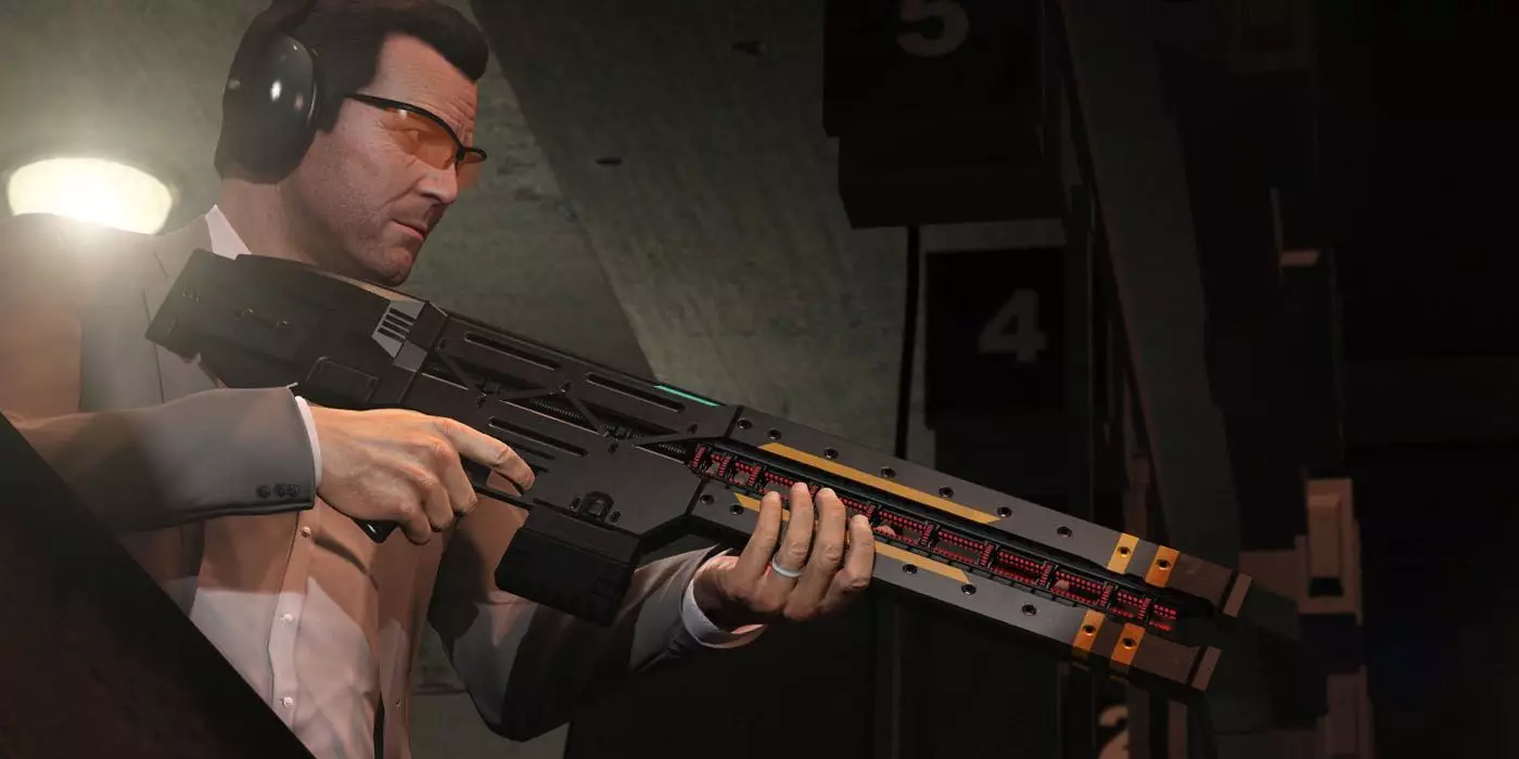 gta v gun مایکل