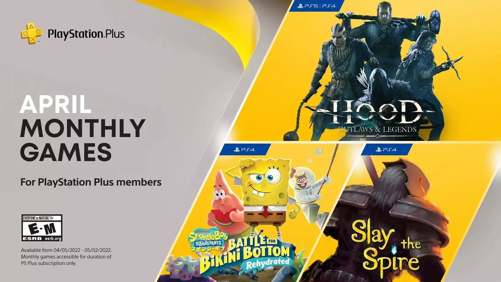 doako ps plus jokoak 2022ko apirila