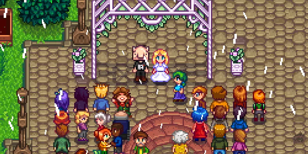 Máscara Blobfish Casamento Stardew Valley com Haley