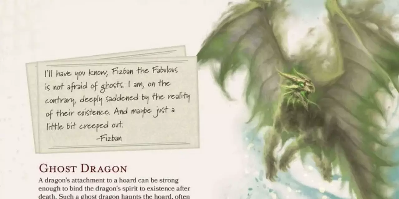 Ghost-Dragon-och-utdrag-ur-Fizbans-Treasury-of-Dragons