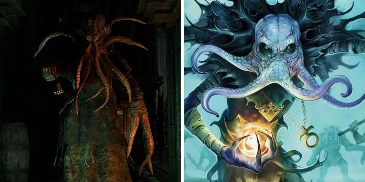 Comparación de tradición de Mind Flayer