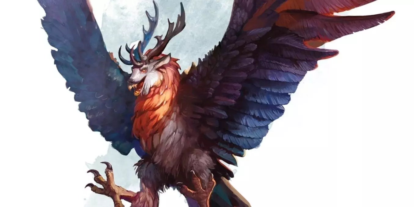 Peryton D&D Monster Manual tarapyndan berlen