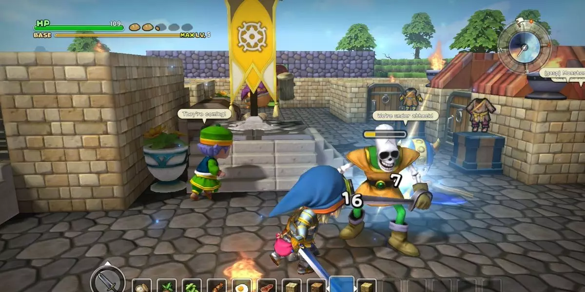 Dragon Quest Builders 2 sotto attacco