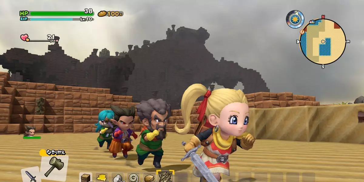 Dragon Quest Builders 2 eyðimörk