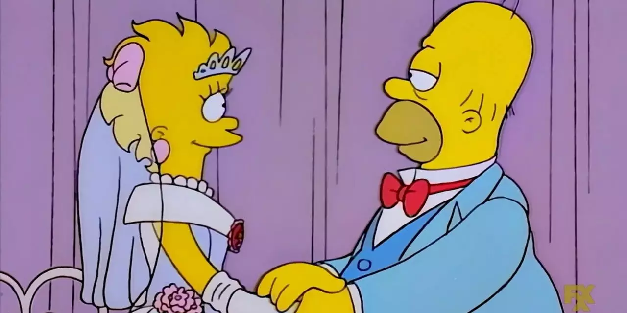 Igbeyawo Simpsons Lisa, Homer atijọ